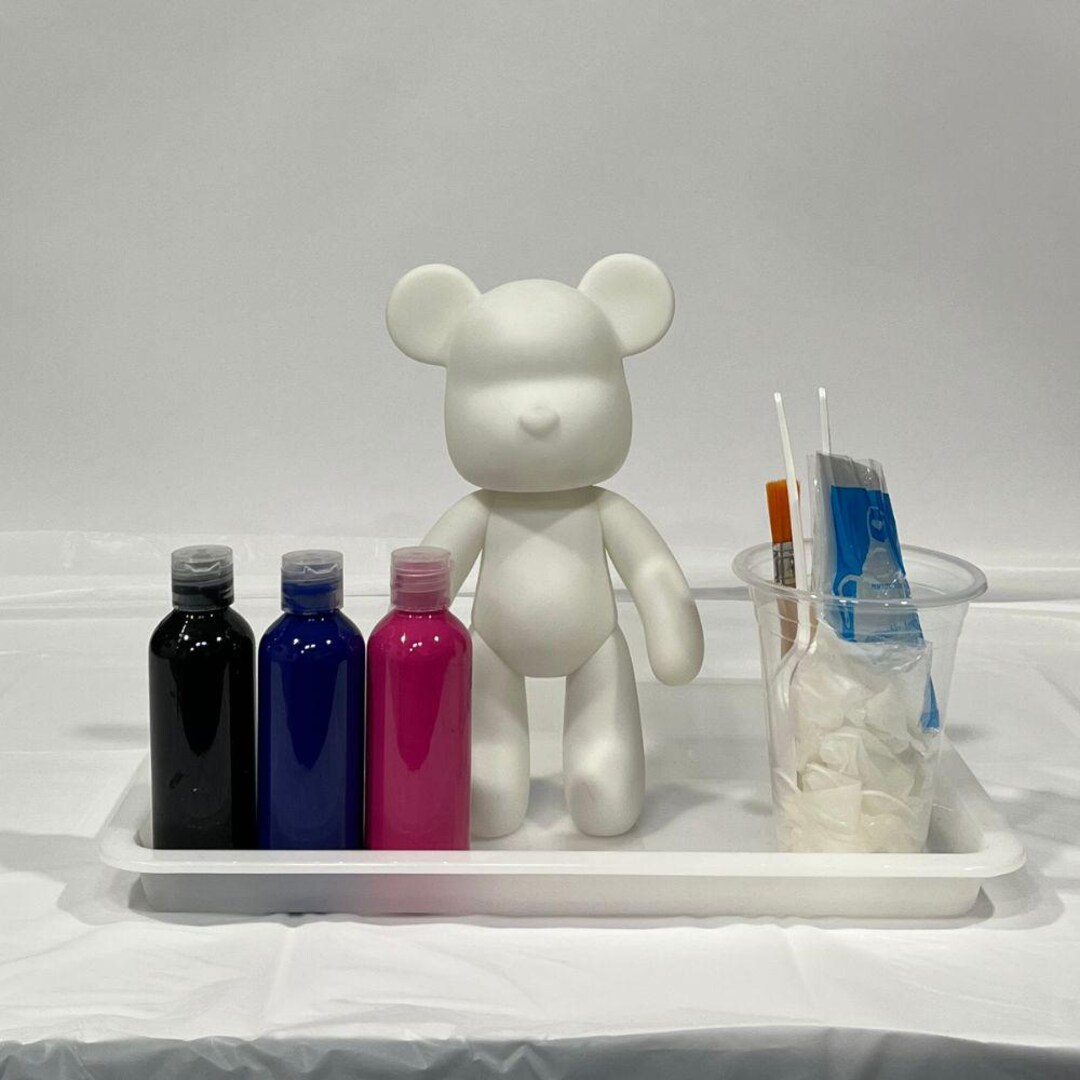 Paint Pouring Bearbrick Canvas Date Night for Two, Mothers Day Gift for ...