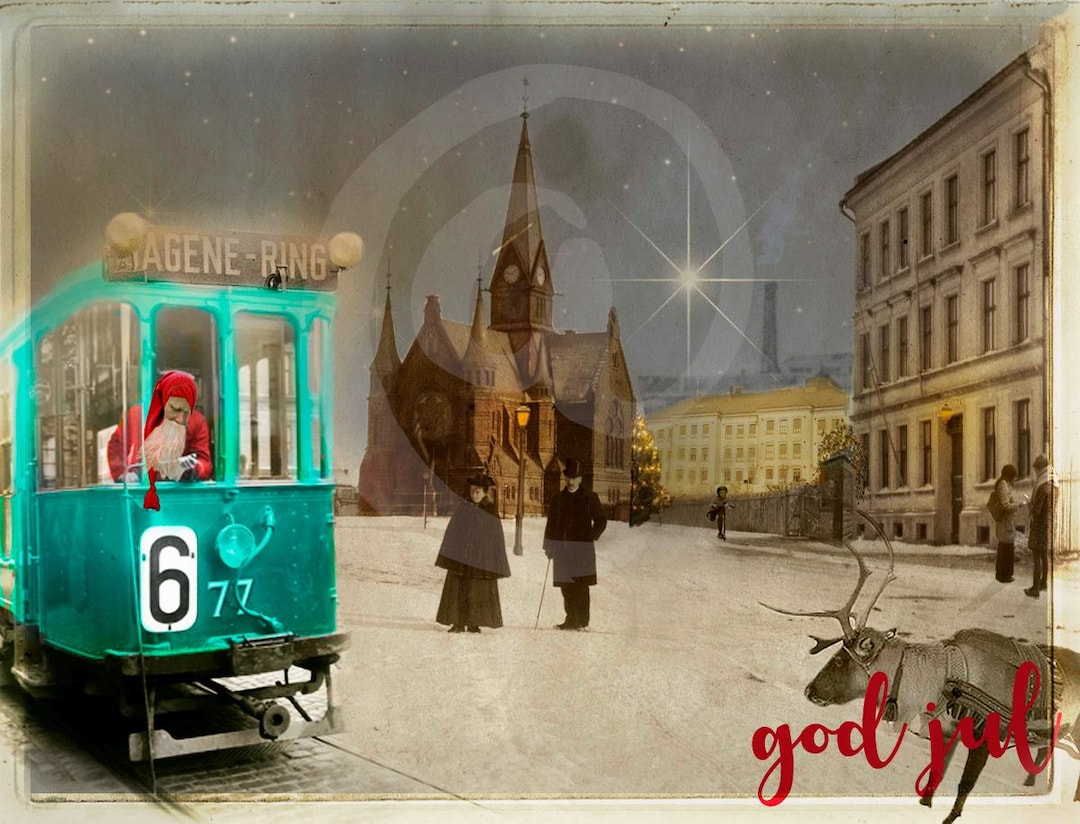 Digitalt Julekort Og Gavelapp Til å Skrive Ut - Etsy