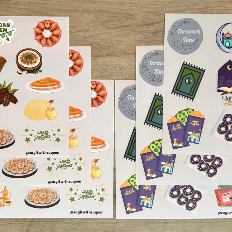Ramadan Stickers - Etsy