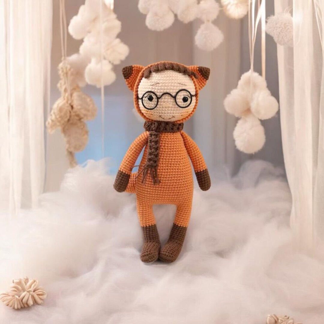 Amigurumi Fox, Handmade Fox Doll, Fox Baby Toy, Crochet Fox, Organic ...