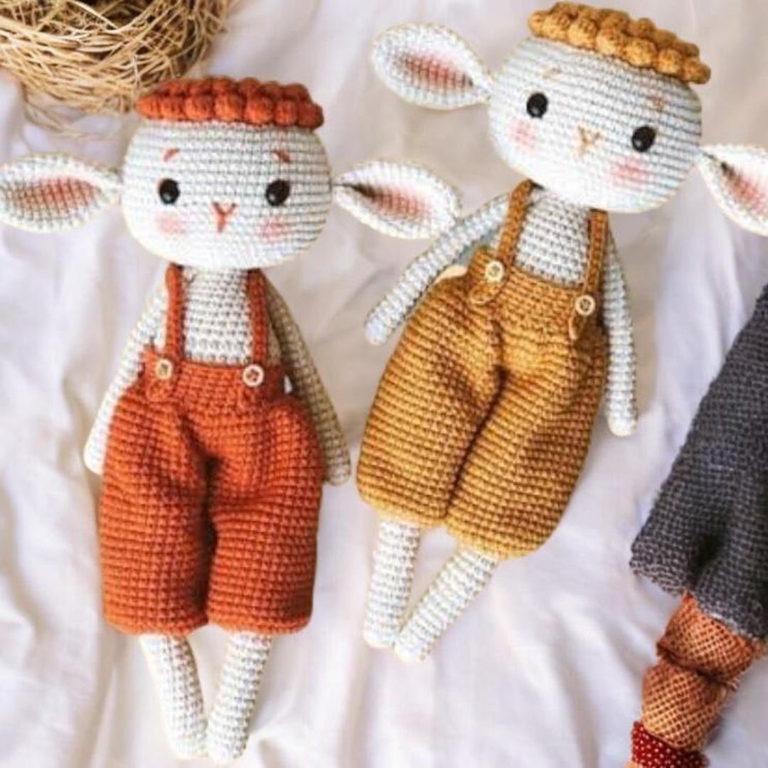 Amigurumi Lamb, Handmade Toy, Crochet Baby Lamb, Cute Plush Toy, Soft ...