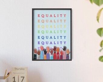 Equality Poster - Etsy