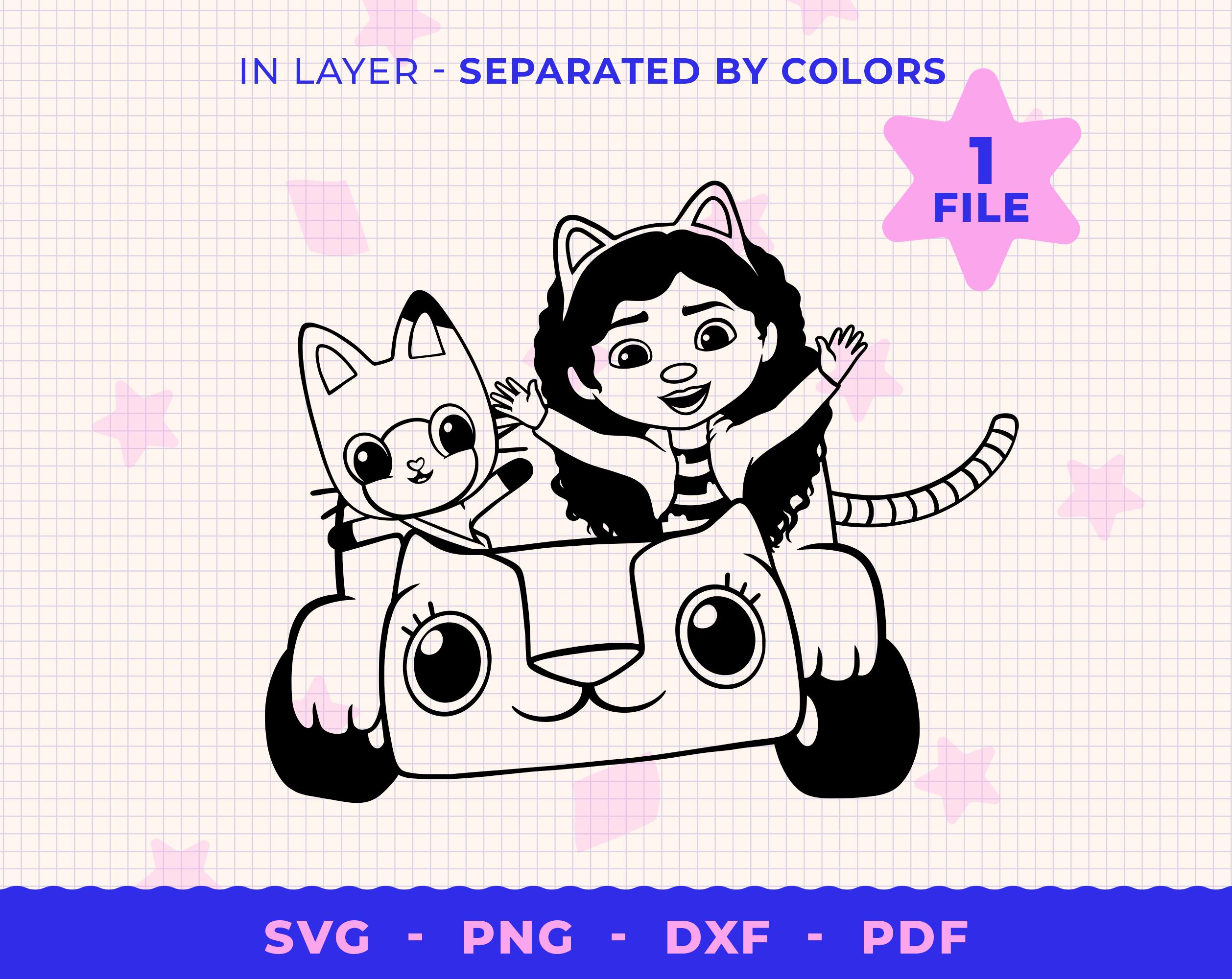 Gabby Dollhouse Svg, Gabby Svg, Tumbler Dollhouse Svg, Printable Gabby ...