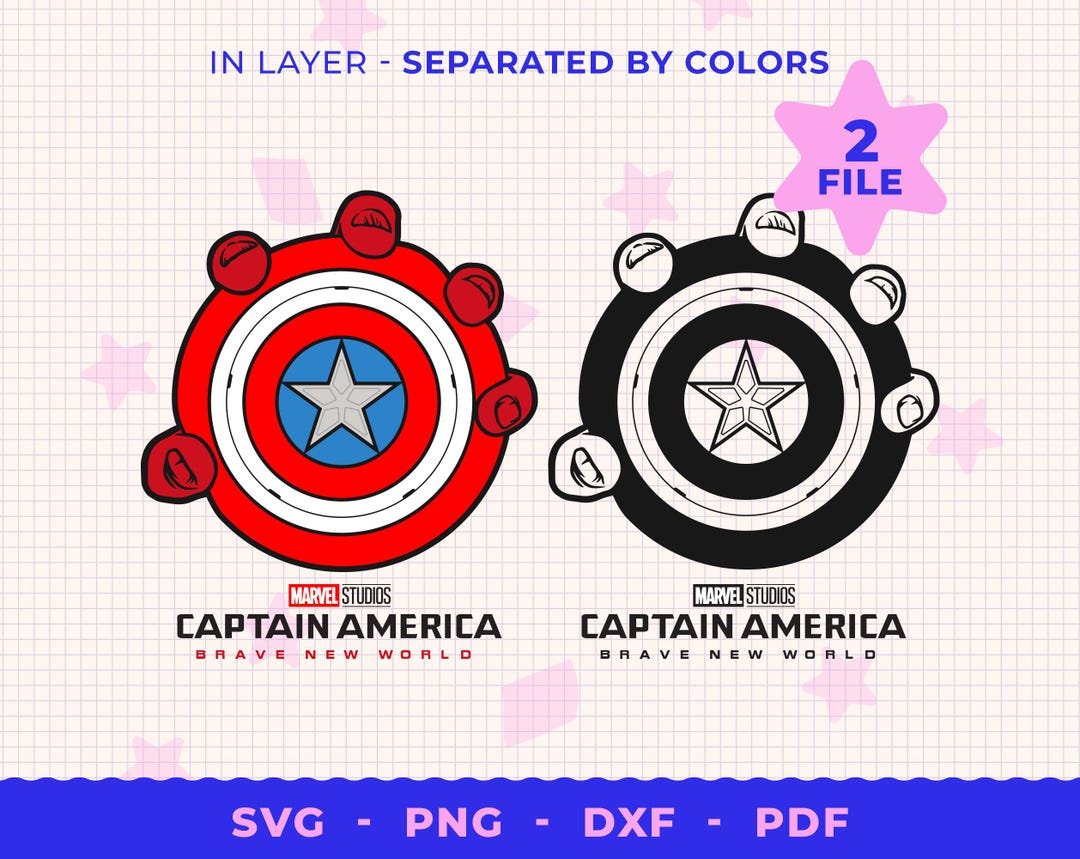 Captain America Brave New World SVG, Brave New World Svg, Captain ...