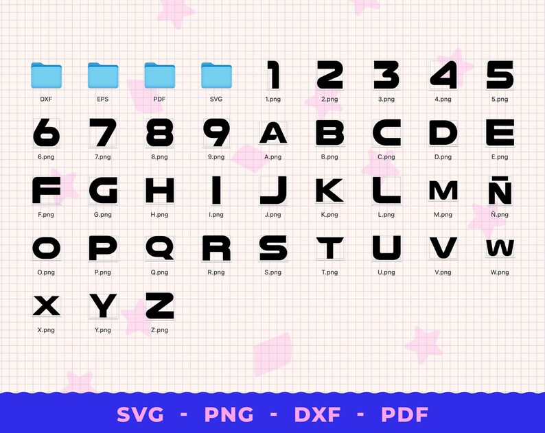 Stanley Alphabet Digital Download. Cricut, Silhouette,sublimation ...