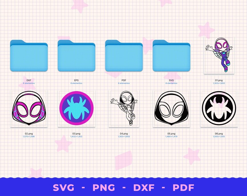 Gwen Clipart SVG, Gwen Svg, Ghost Spider, Instant Download. - Etsy