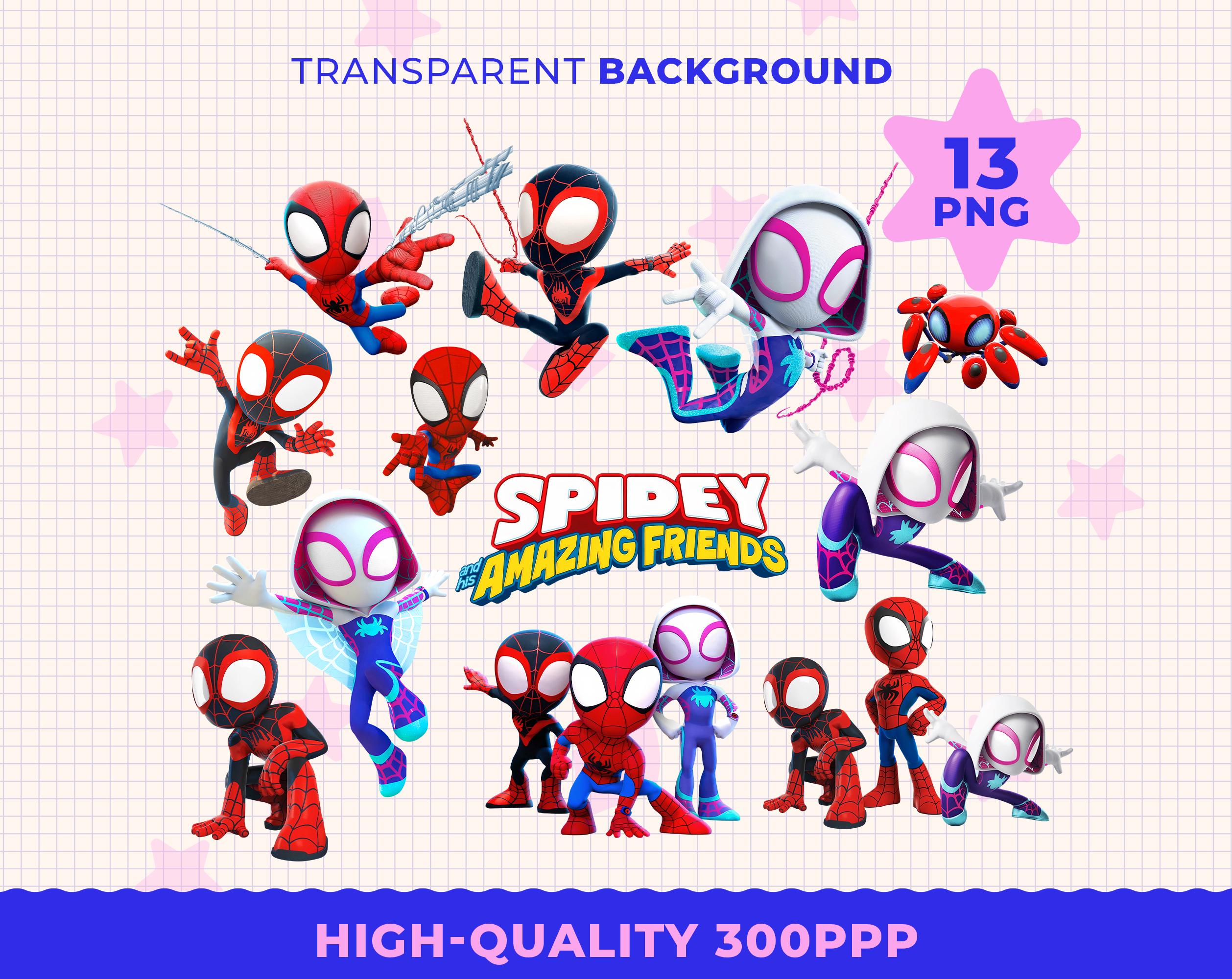 Spidey and His Amazing Friends PNG Clipart, Superhero Clipart ...