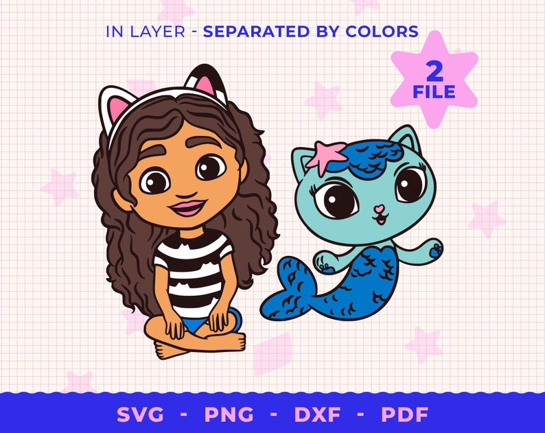 Gabby Dollhouse Svg, Gabby Svg, Tumbler Dollhouse Svg, Printable Gabby ...