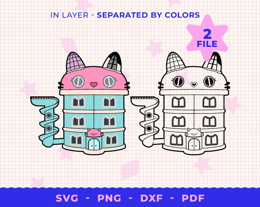 Gabby Dollhouse SVG, Gabby clipart Art svg, Gabby Dollhouse Shirt SVG ...