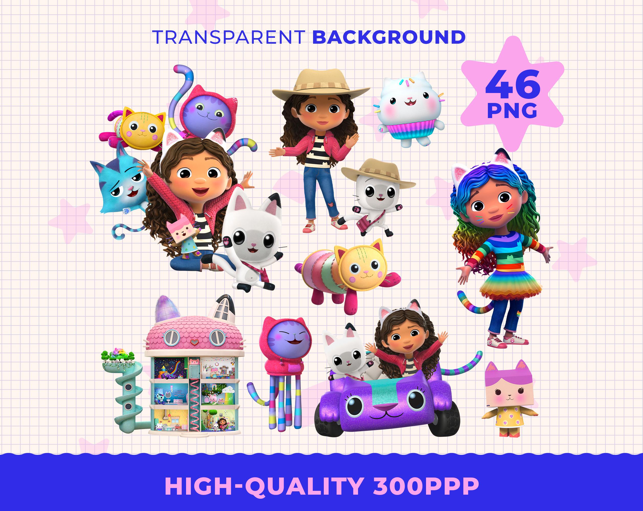 Gabby Dollhouse PNG, Gabby Clipart Art, Gabby Dollhouse Shirt Png ...