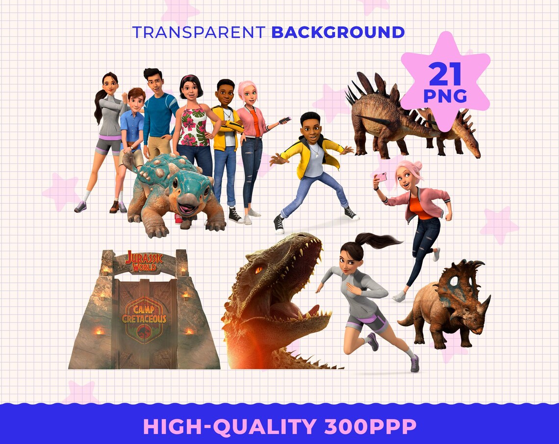 Jurassic World Camp Cretaceous Png, Camp Cretaceous Png, Camp ...
