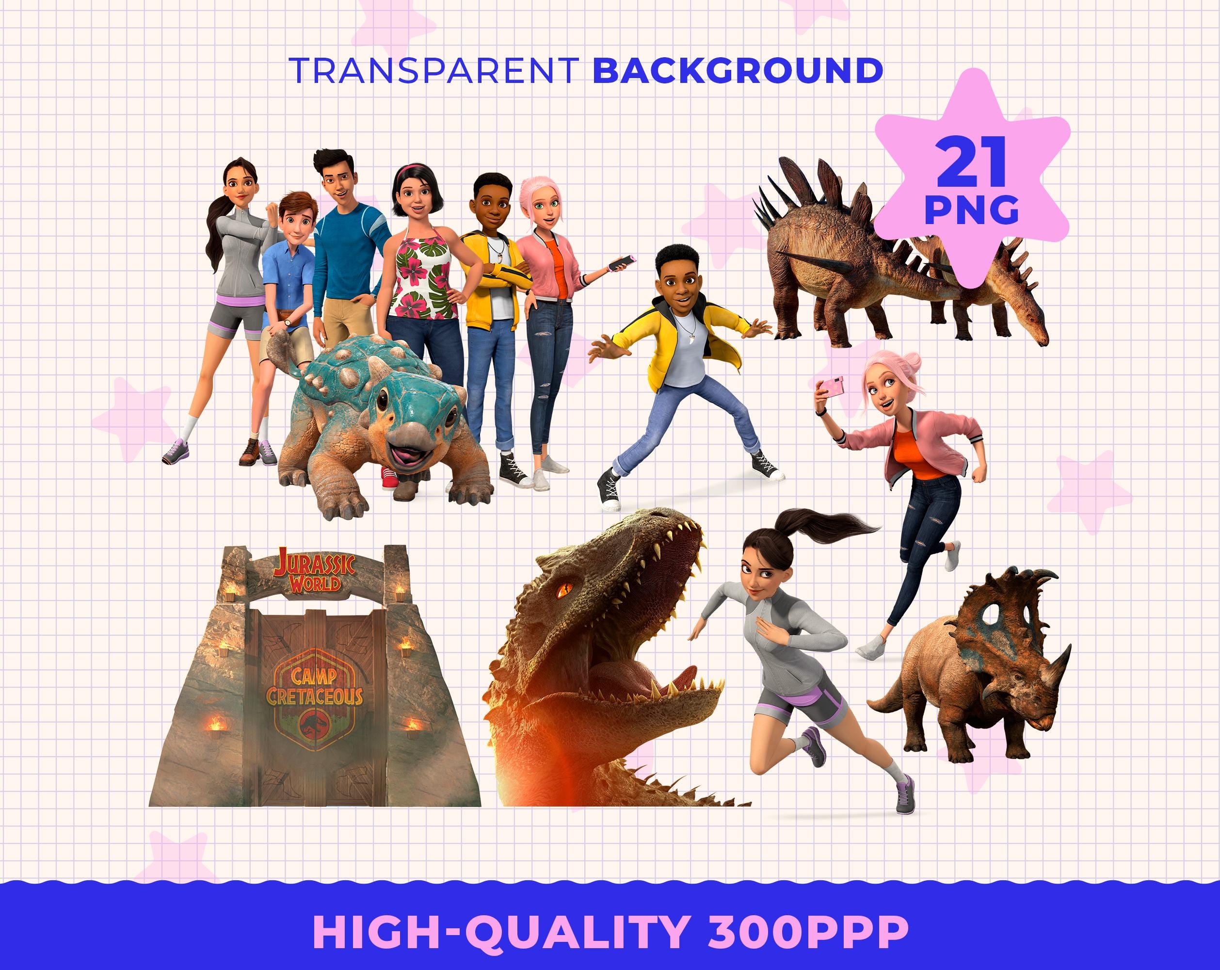 Jurassic World Camp Cretaceous Png, Camp Cretaceous Png, Camp ...