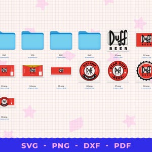 Duff Beer Svg, Duff Beer Bundle, Duff Beer Cricut, Instant Download - Etsy