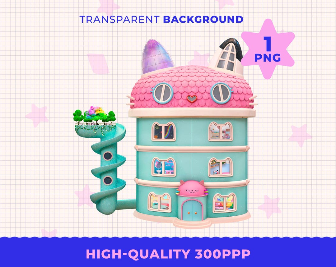 Gabby Dollhouse PNG, Gabby Clipart Art, Gabby Dollhouse Shirt Png ...