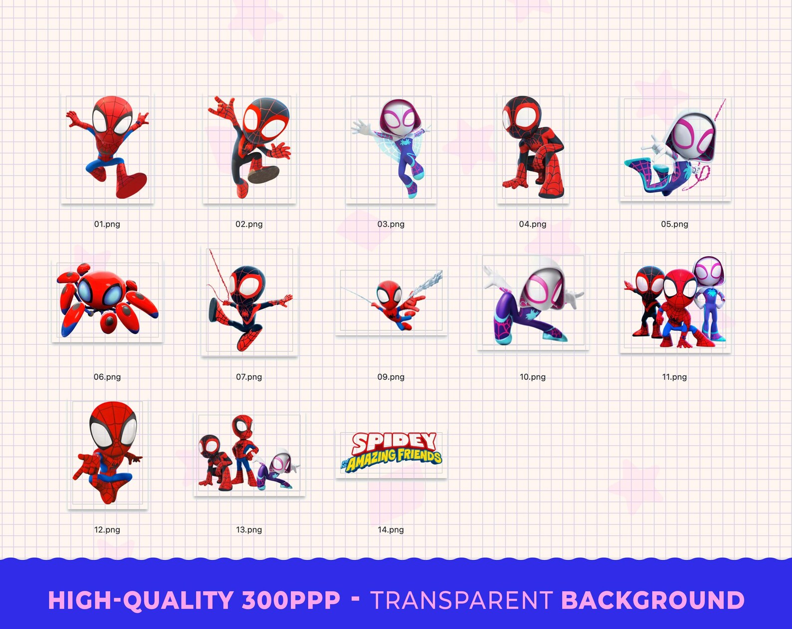Spidey and His Amazing Friends PNG Clipart, Superhero Clipart ...