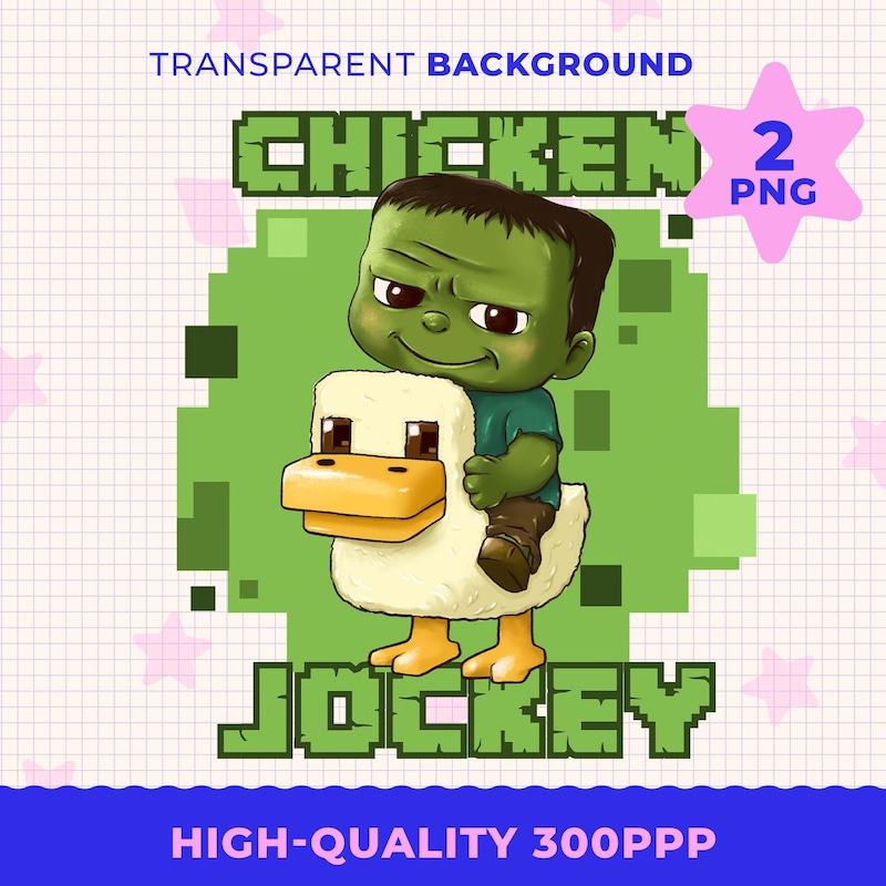 Chicken Jockey Png - Etsy