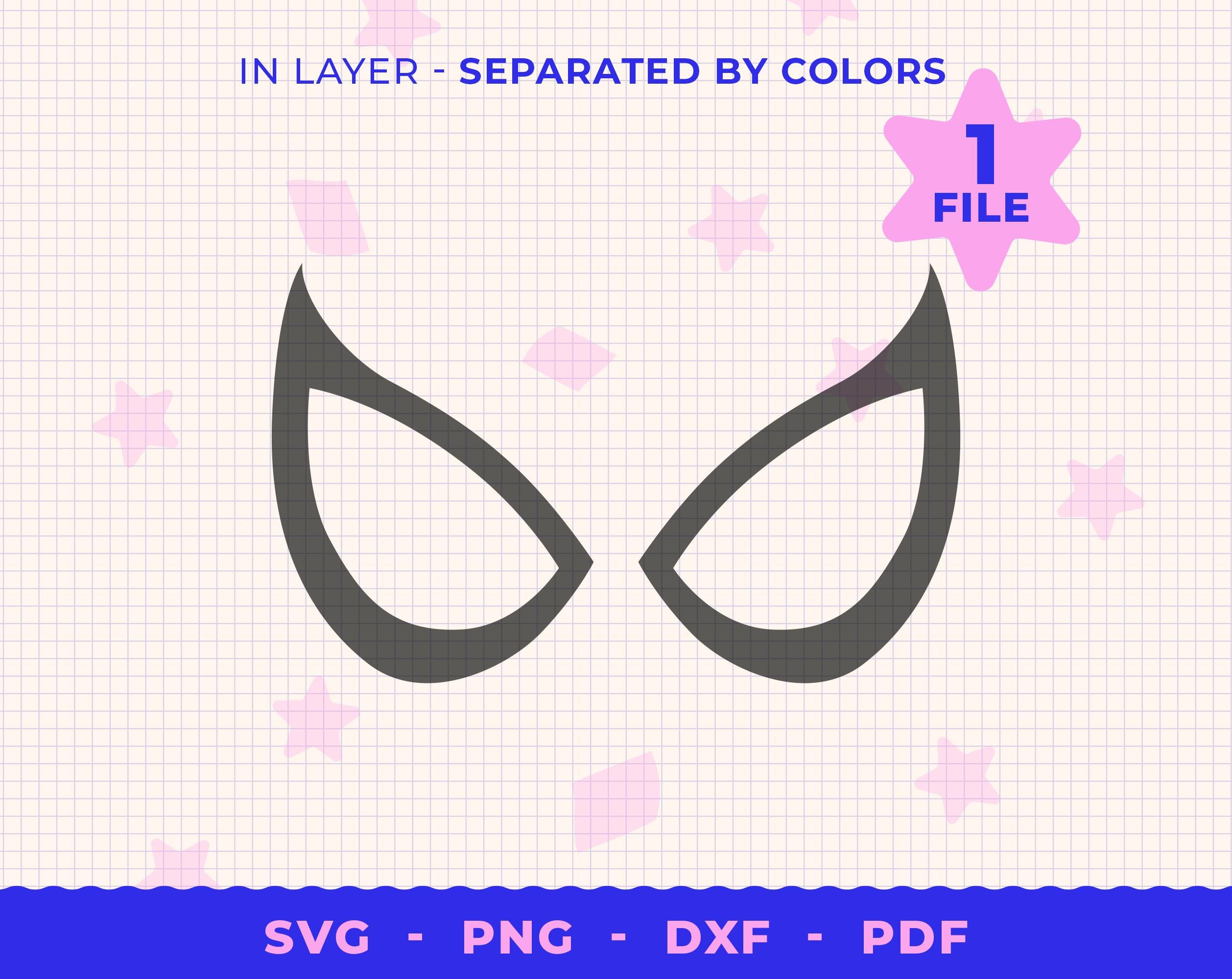 Spiderman Eyes SVG - Etsy