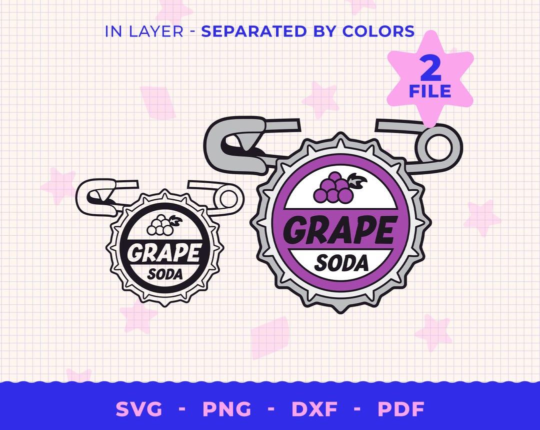 Grape Soda Svg, Grape Soda SVG up Movie, Layered by Colour, up Movie ...