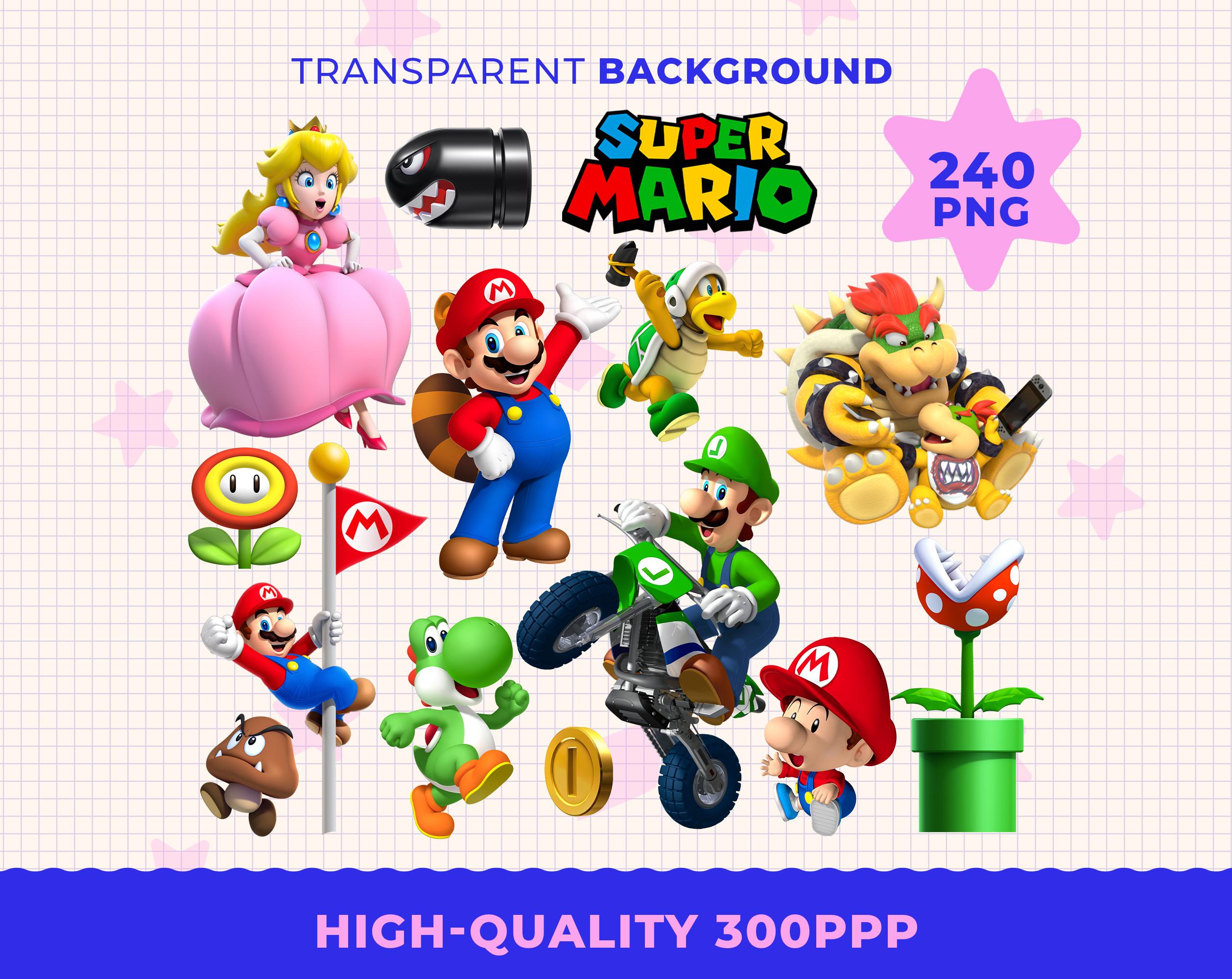 240 PNG Super Mario Clipart,transparent Images, Printable Mario ...