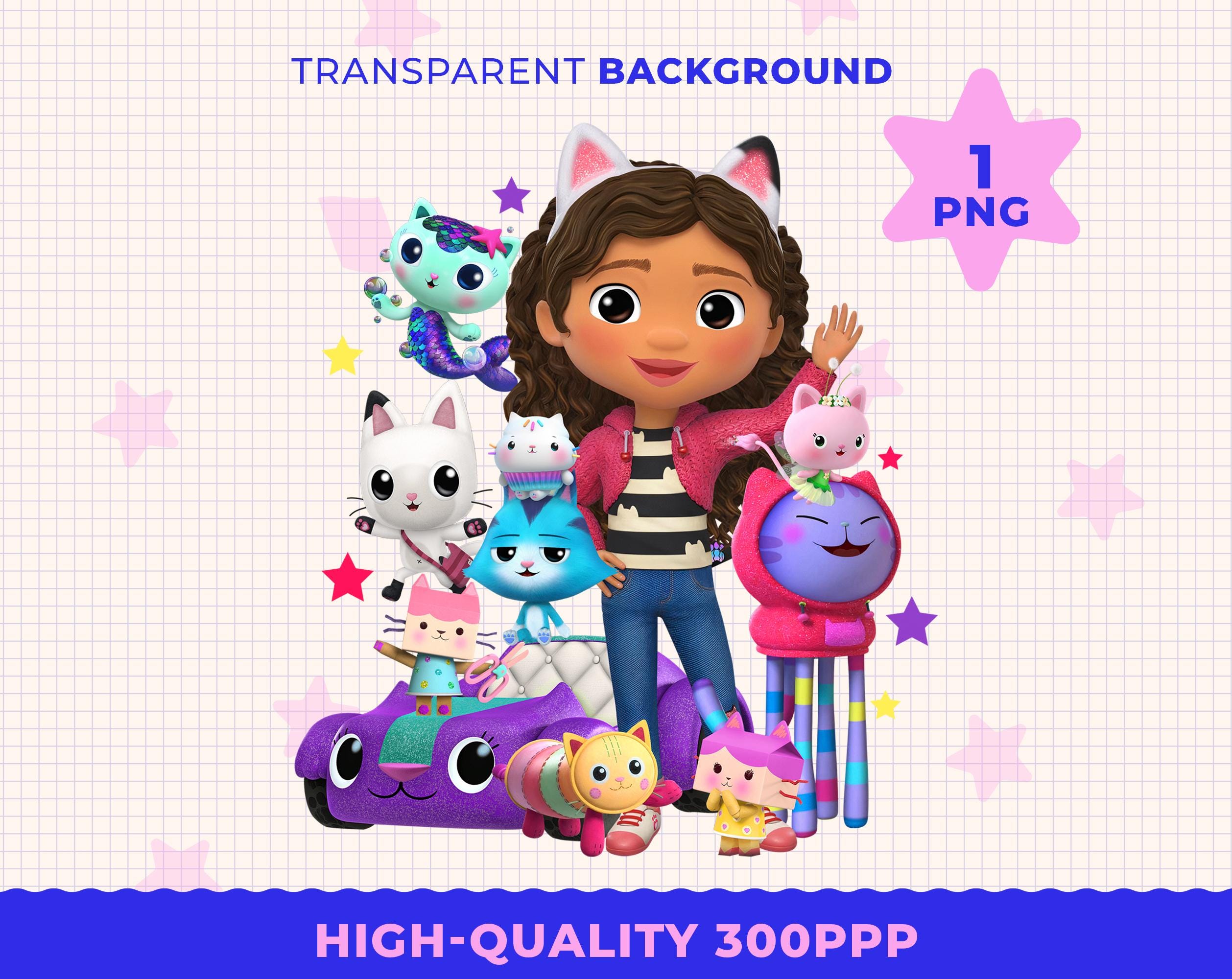 Gabby Dollhouse PNG, Gabby Clipart Art, Gabby Dollhouse Shirt Png ...