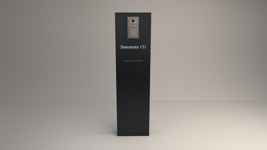 Customizable Smart Console Pole – Mailbox, Video Intercom, Address Sign ...