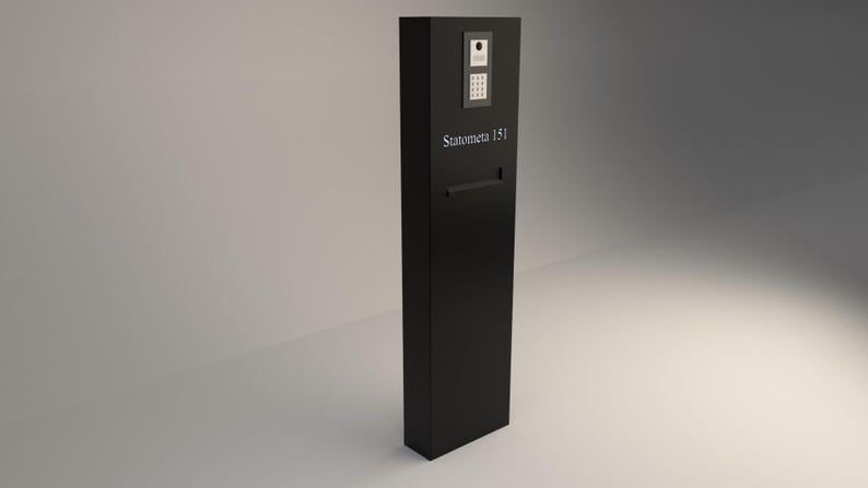 Customizable Smart Console Pole – Mailbox, Video Intercom, Address Sign ...
