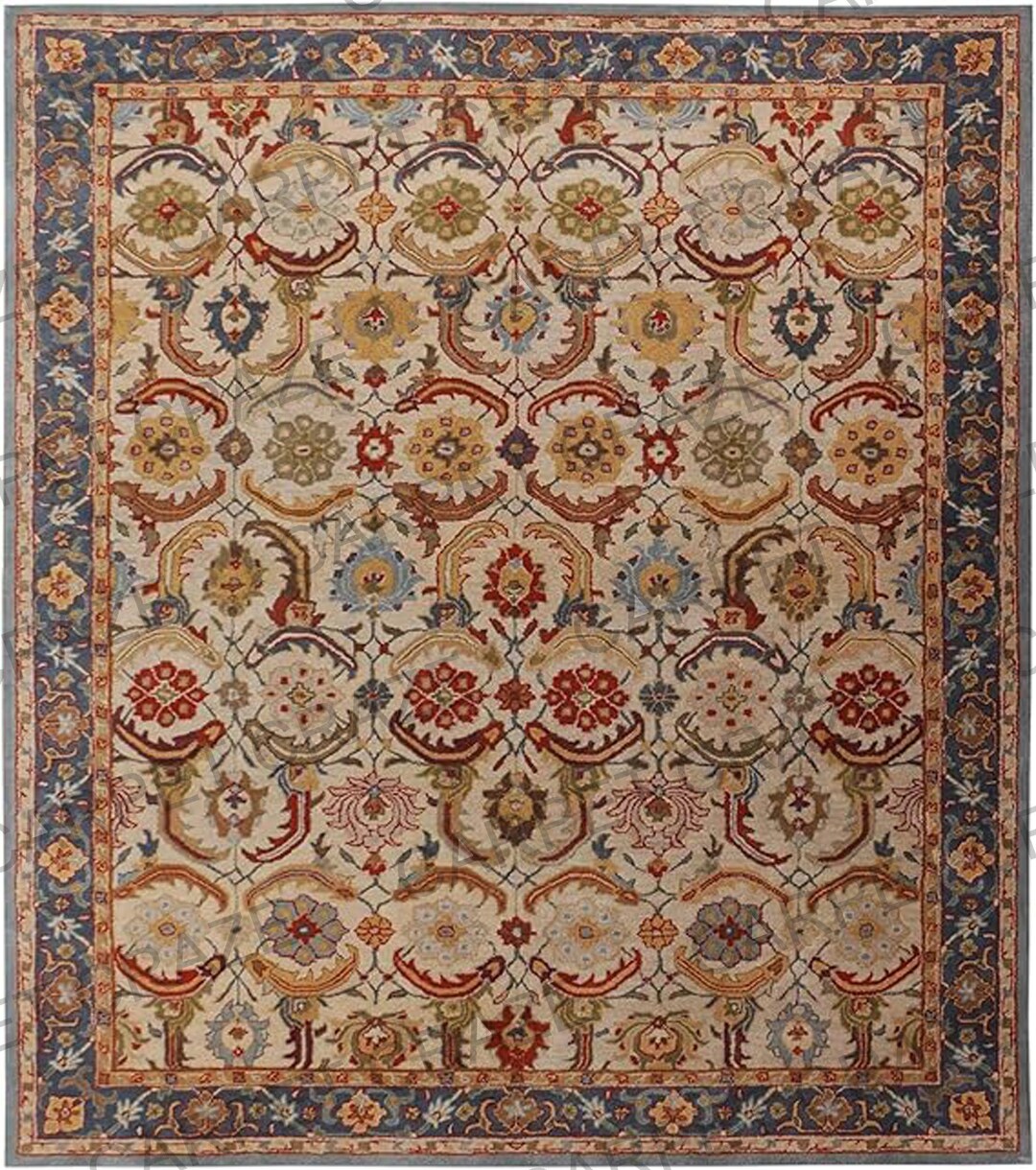 New Authentic Traditional Multi Beige Old Design Handmade Traditional ...