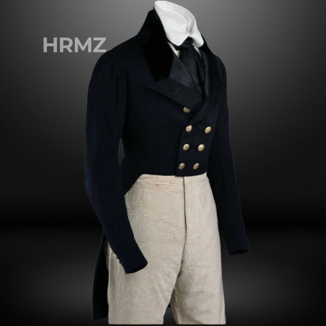 Men's Regency Tailcoat - Bridgerton-inspired Cosplay & Costume - Custom-tailored Wool Tailcoat ...