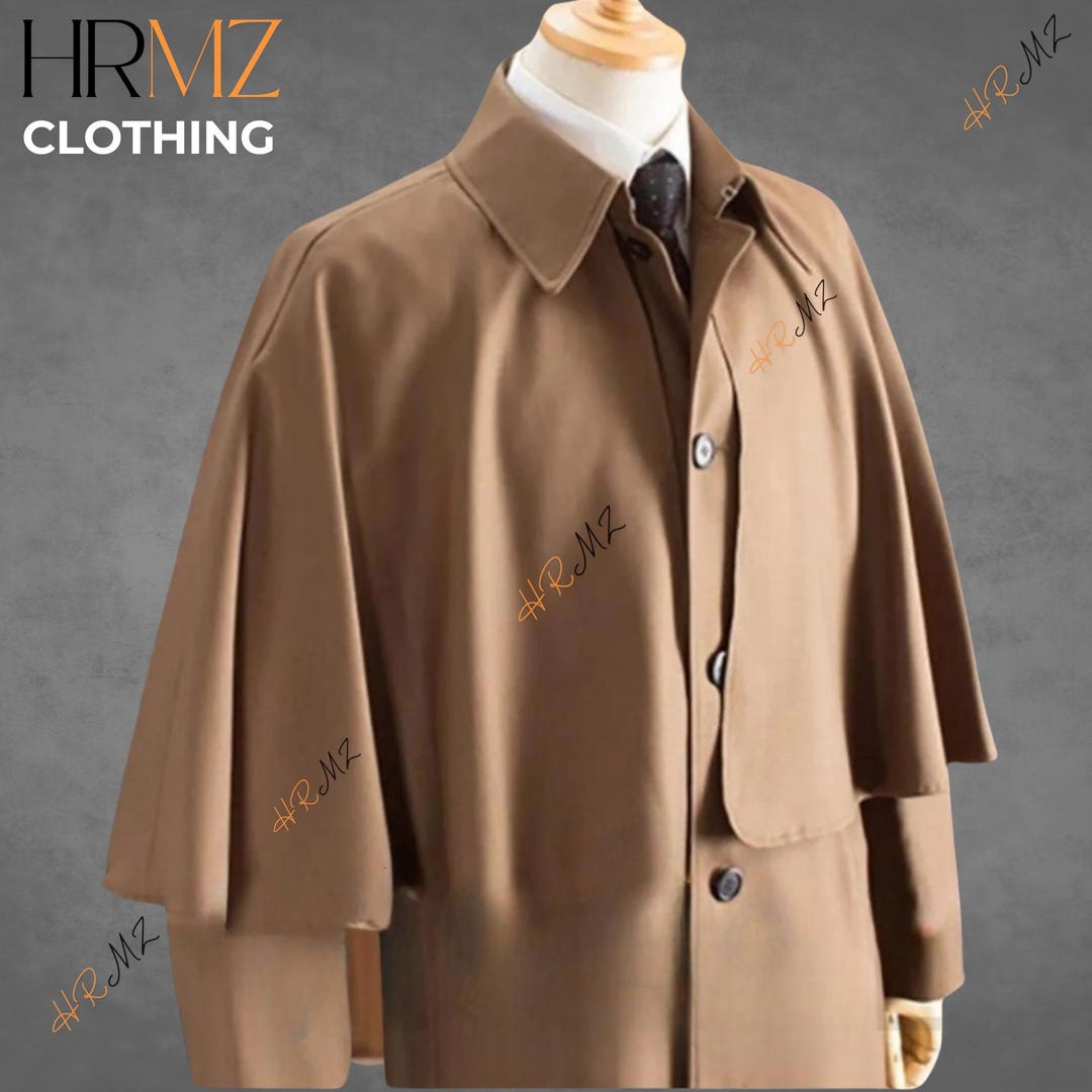 New Edition Men’s Victorian Inverness Cape Coat – Garrick Coachmen ...