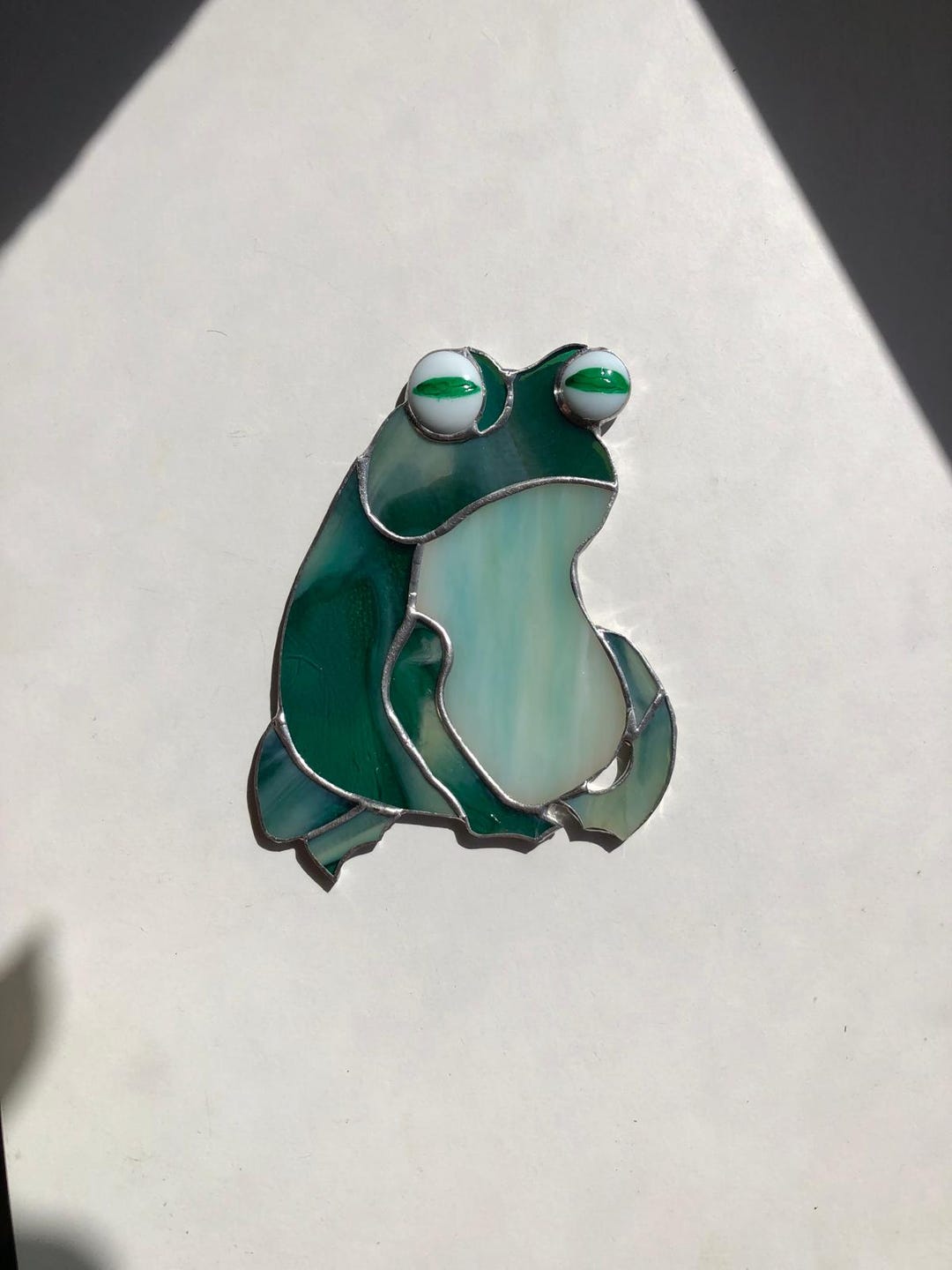 Frog Window Decor, Stained Glass Animal, Glass Frog Art Frog Wall ...