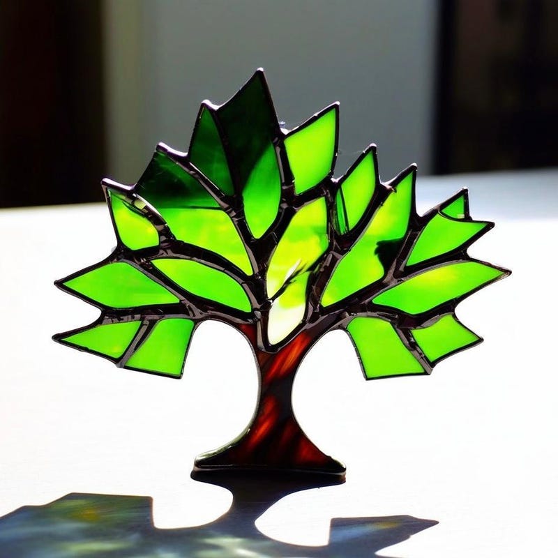 Stained Glass Tree - Etsy