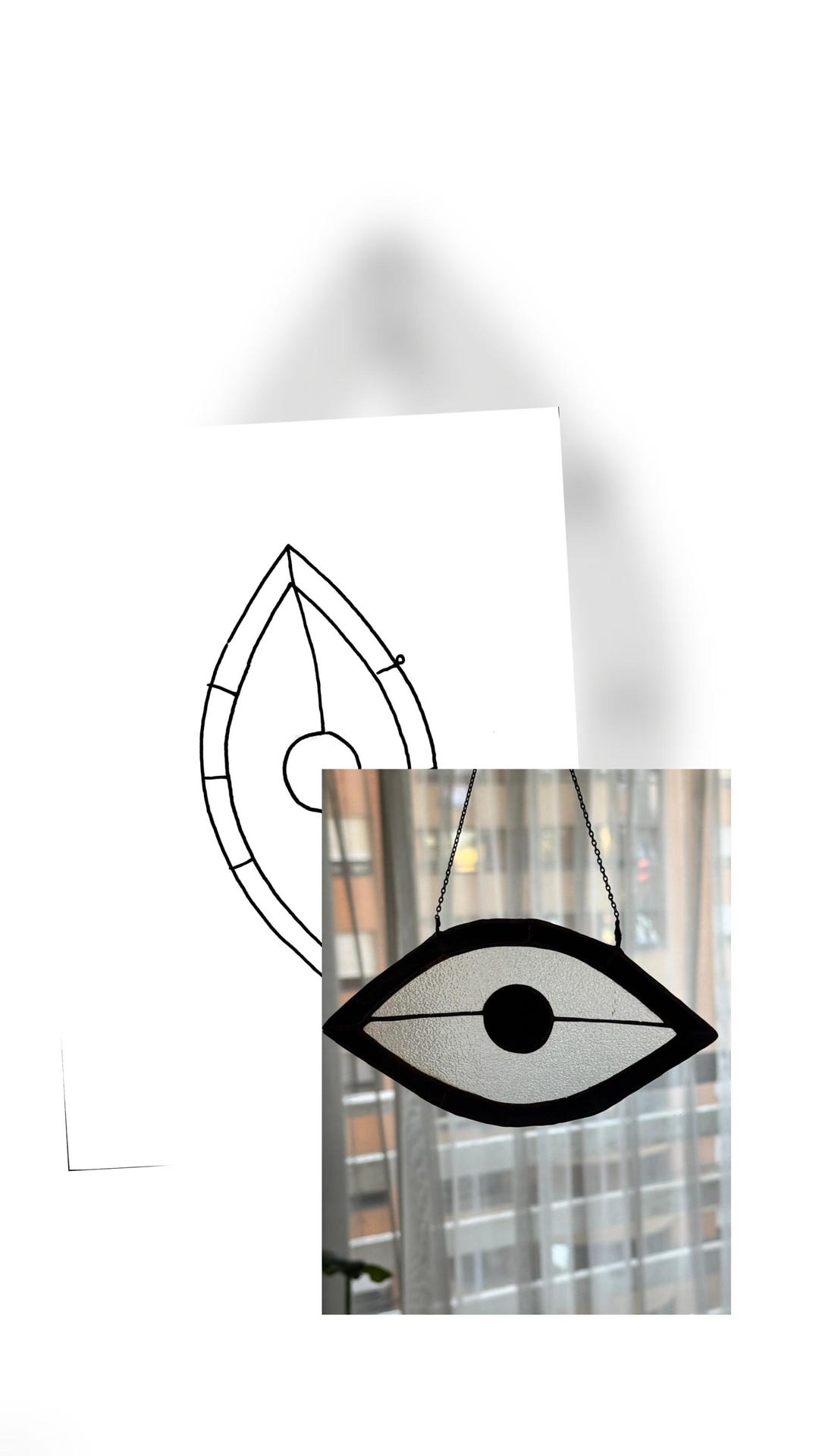 Eye Stained Glass Pattern PDF – Digital Download, Unique Suncatcher Template - Etsy