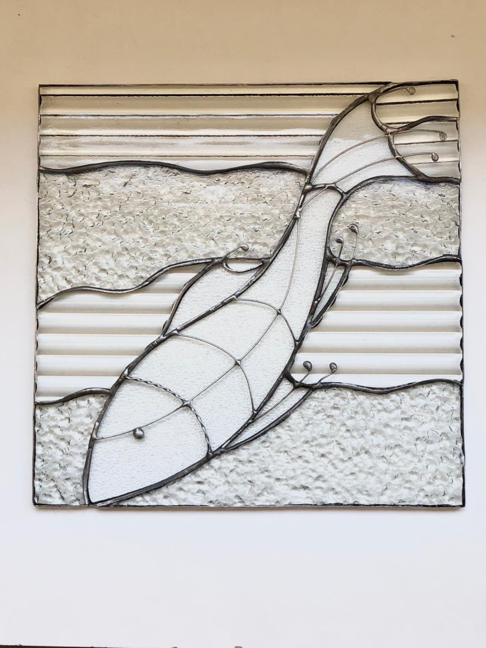 Handmade Stained Glass Clownfish Suncatcher: Nemo Inspired Ocean Decor ...