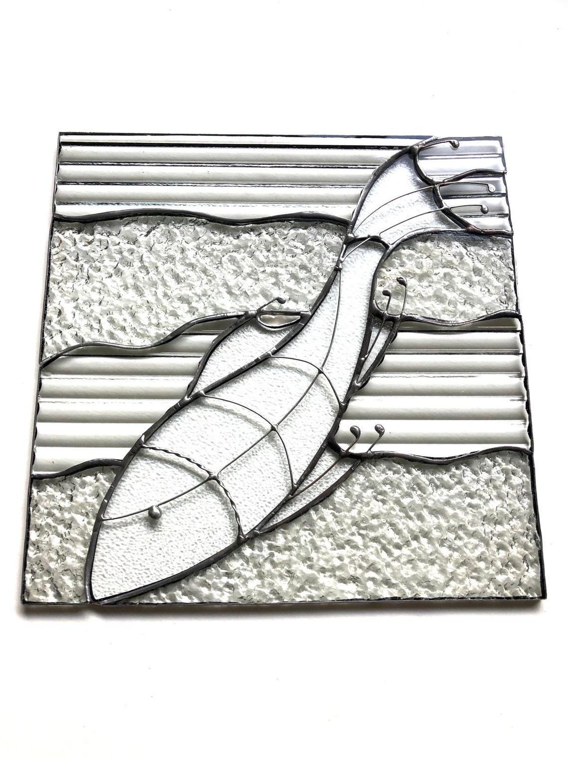 Handmade Stained Glass Clownfish Suncatcher: Nemo Inspired Ocean Decor ...