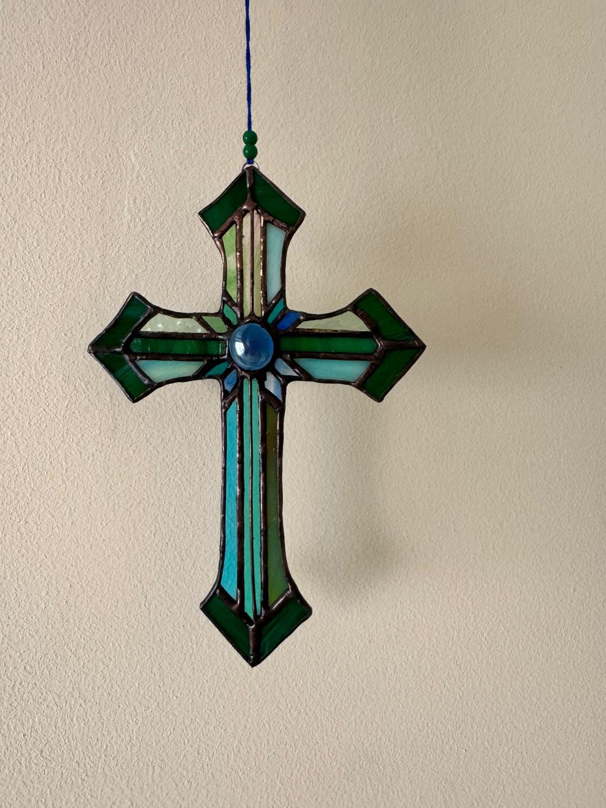 Stained Glass Pattern Cross PDF – Digital Download, DIY Templates for ...