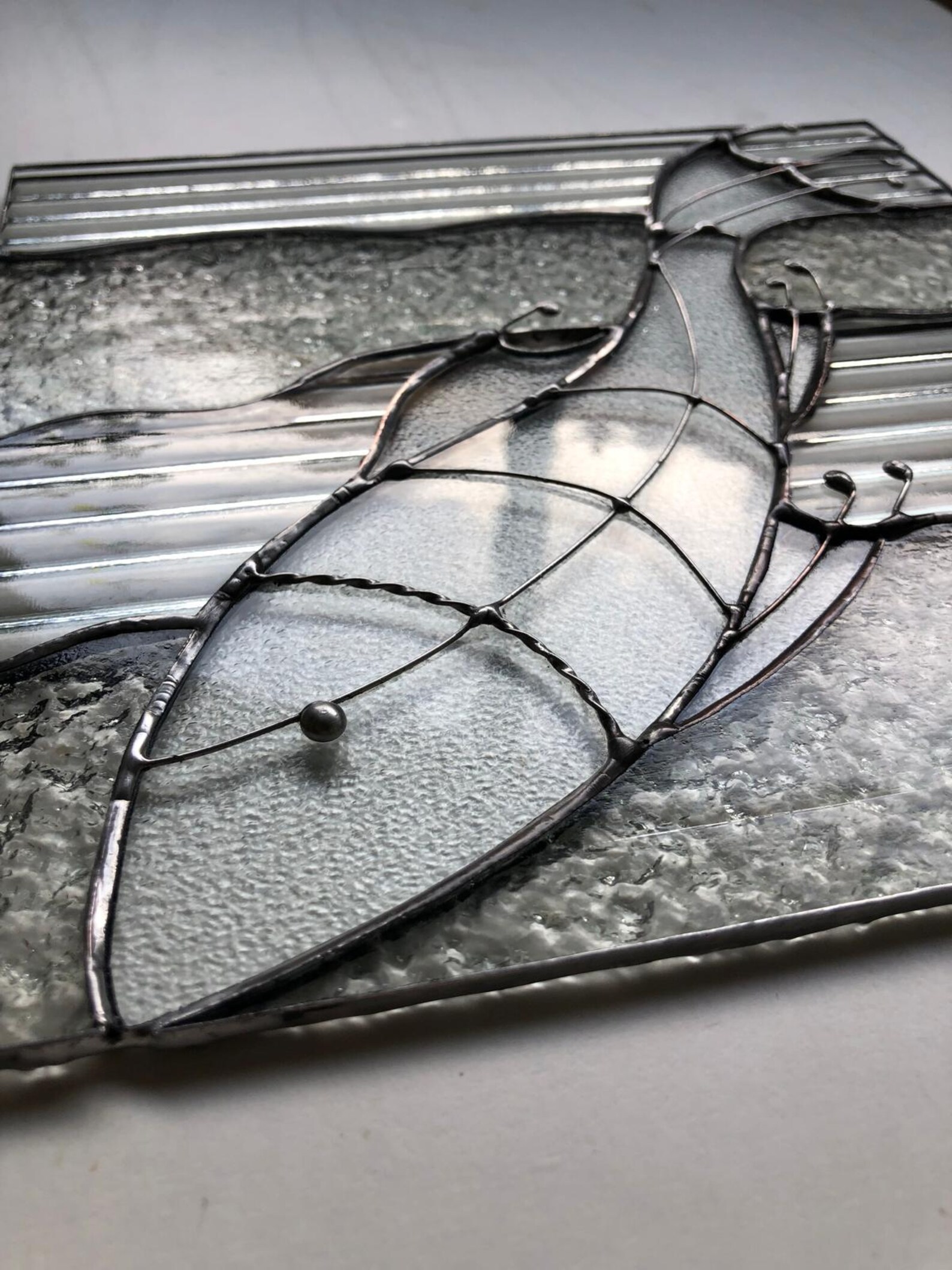 Handmade Stained Glass Clownfish Suncatcher: Nemo Inspired Ocean Decor ...