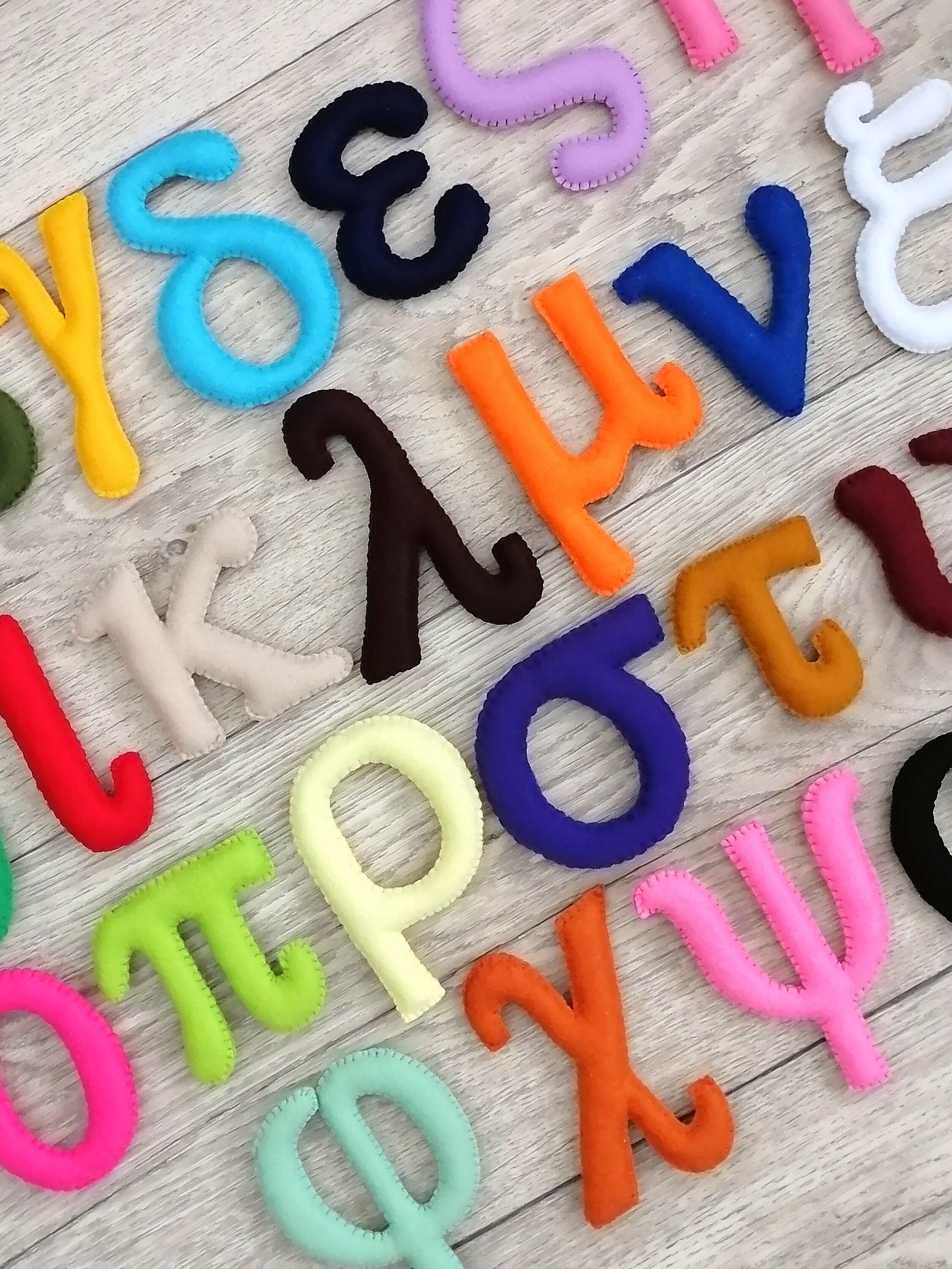 Soft Greek Alphabet Letters for Kids for Language Development and Fine ...