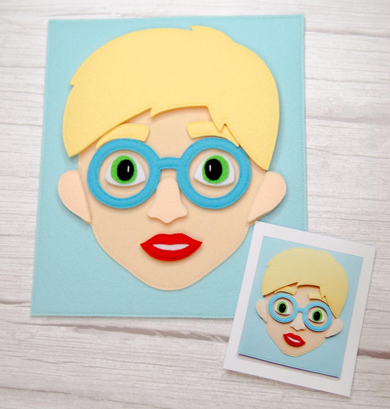 Felt Faces, Emotions Activity for Kids, Make a Face - Etsy