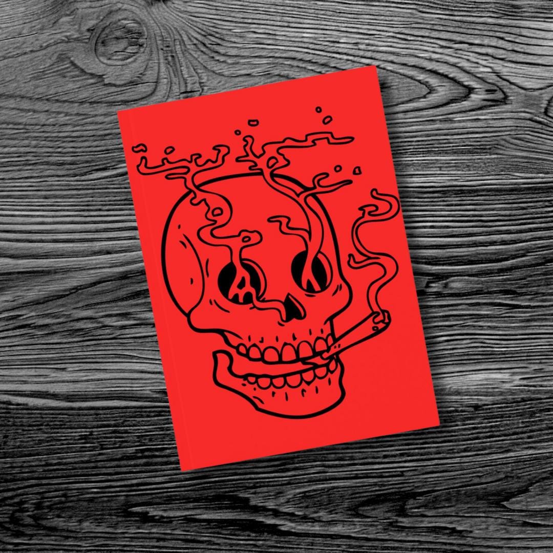 Gothic Marijuana Journal, Gothic Notebook, Marijuana Diary, Dark ...