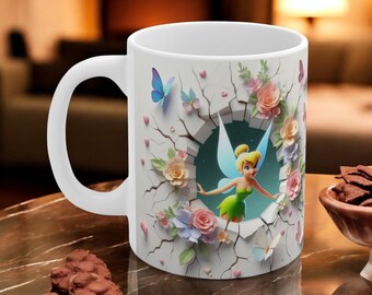 Tinkerbell Tea Cup & Saucer Fairy Garden Miniature Arrangement - Etsy