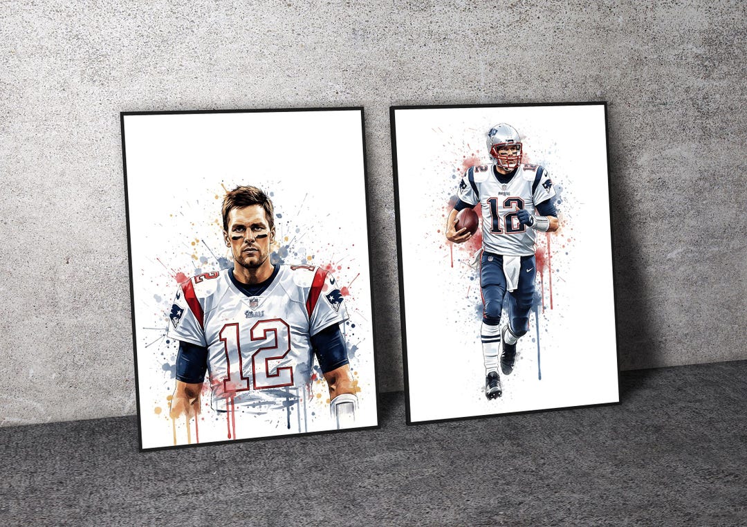 Tom Brady Digital Prints | American Football Legend | NFL Quarterback ...