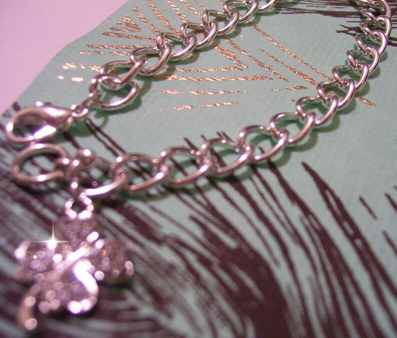 Four Leaf Clover Silver Rope Chain - Etsy