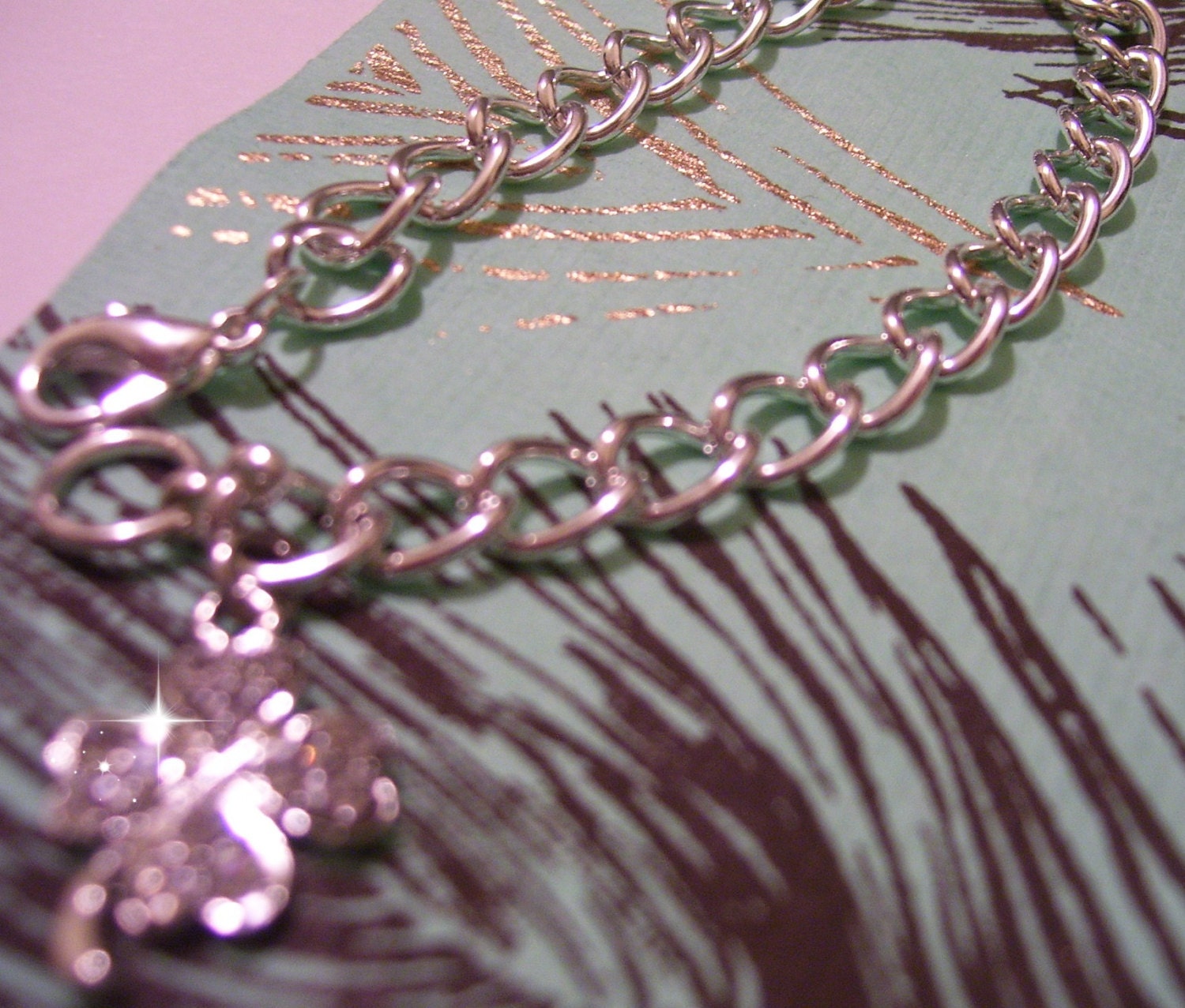 Four Leaf Clover Silver Rope Chain - Etsy