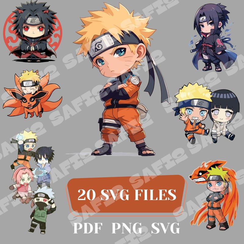 Naruto Stickers - Etsy