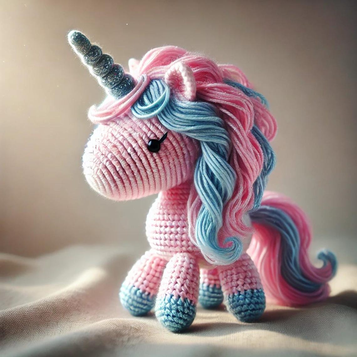 Blue and Pink Magical Unicorn Crochet Pattern - Etsy
