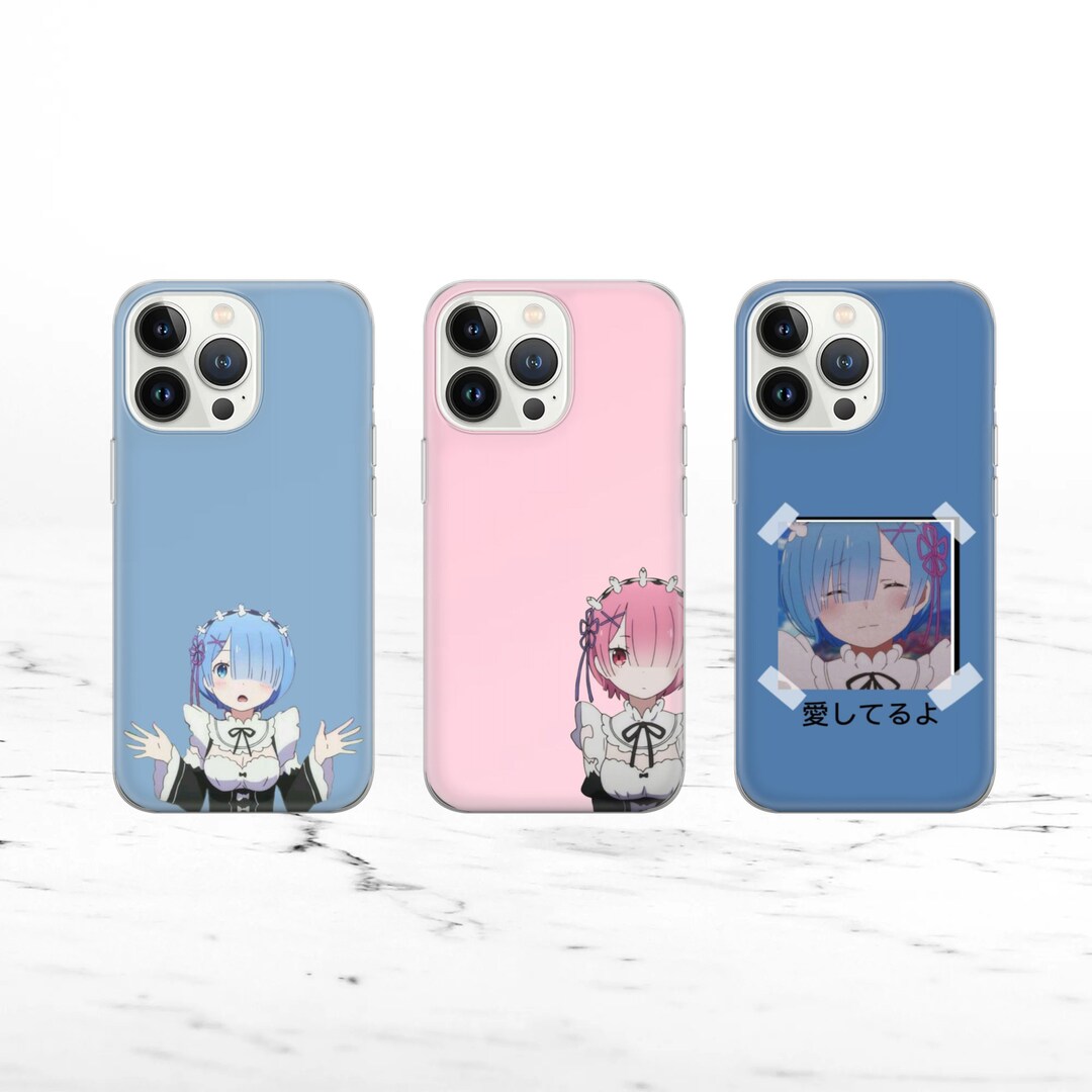 Re Zero Phone Case Ram Cover for iPhone 16 Pro, 15, 14, 13, 12, 11 ...