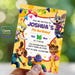 Chuck-e-cheese Editable Invitation, Printable Birthday Invite, Mouse ...