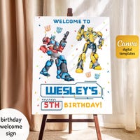 Transformers Welcome Sign Transformers Inspired Welcome Plaque Robot ...