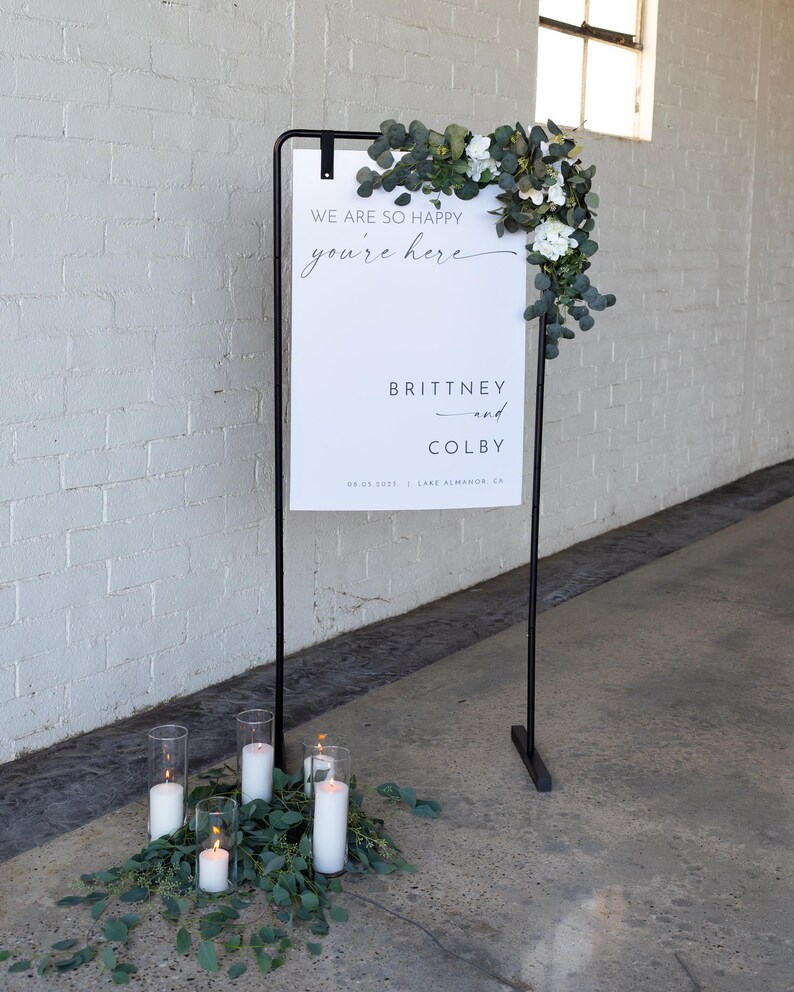 SIGN STAND - for Wedding, Bridal Shower, Baby Shower, Birthday Signs - Etsy