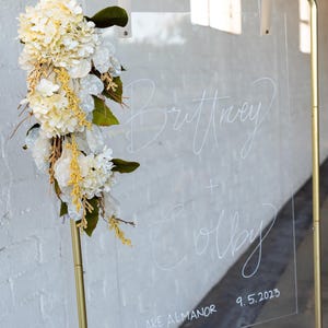 Sign Straps for Hanging Welcome Sign Stand for Bridal Shower Sign ...